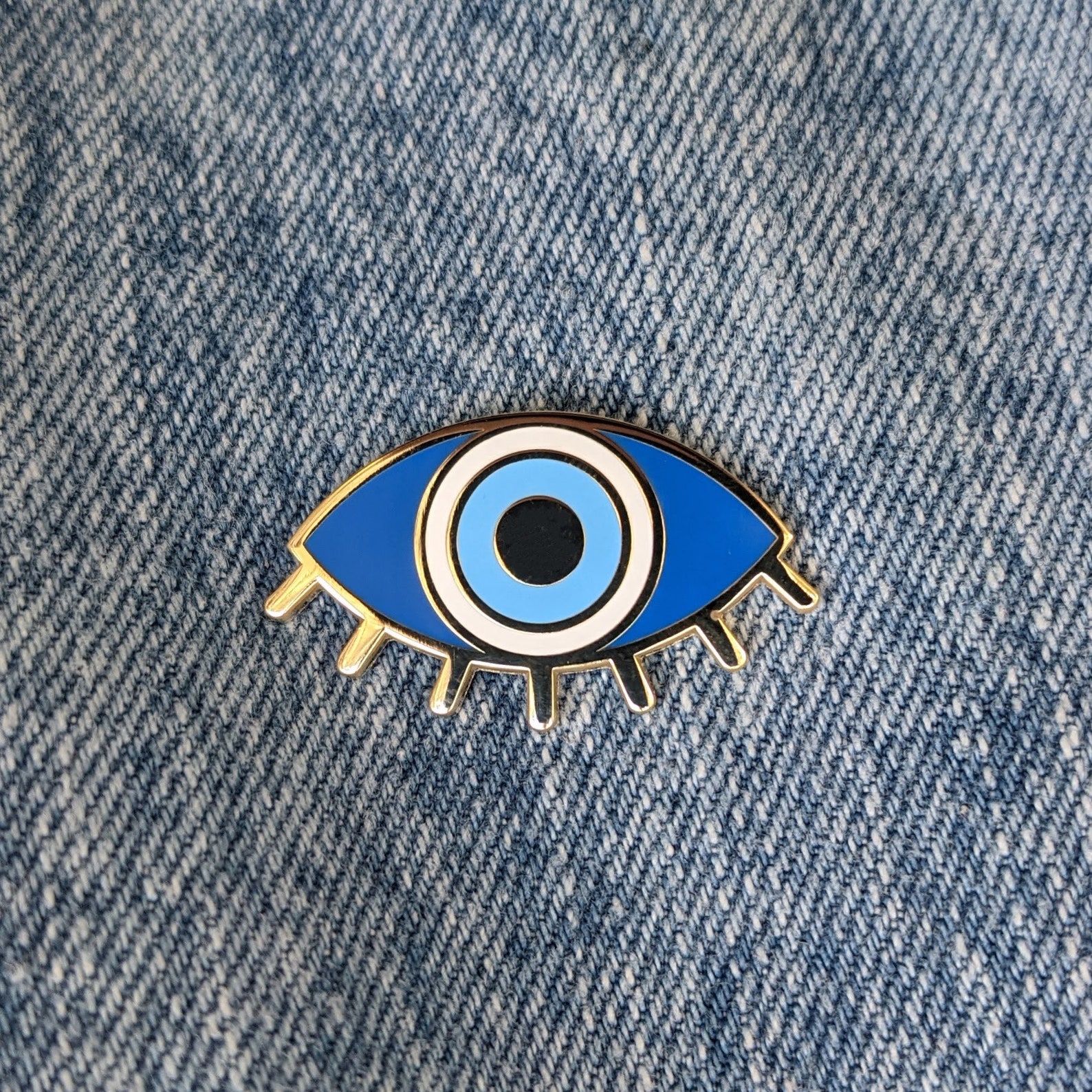 Evil Eye Pin - Etsy