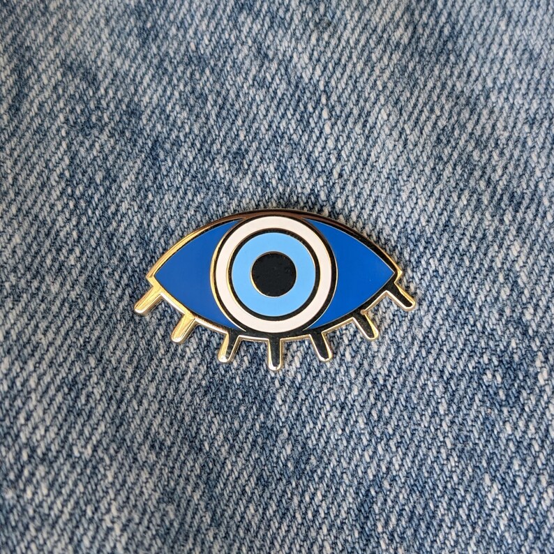 Evil Eye Pin - Etsy