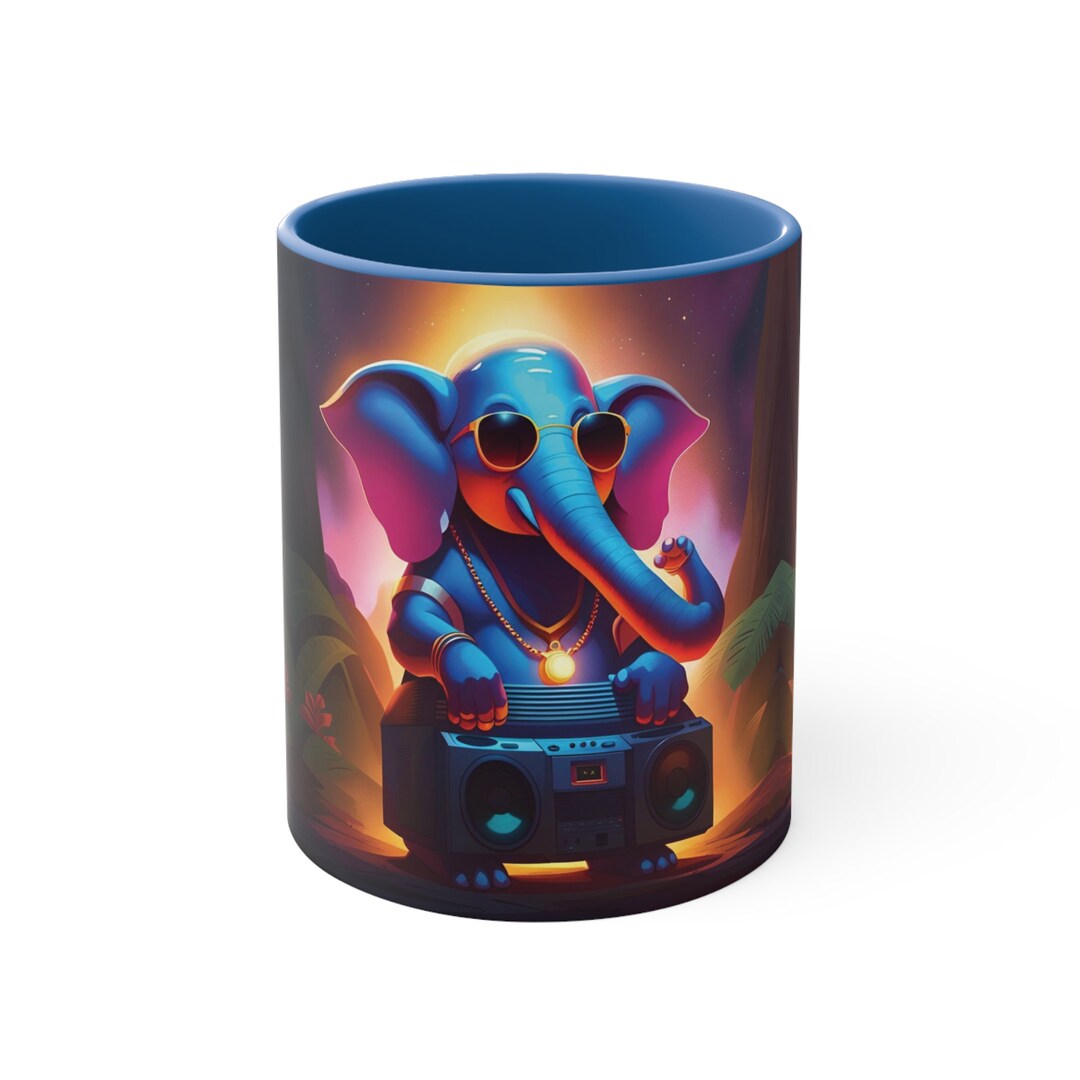 Ganesh Coffee Mug - Sacred Elephant Design Cup - Etsy