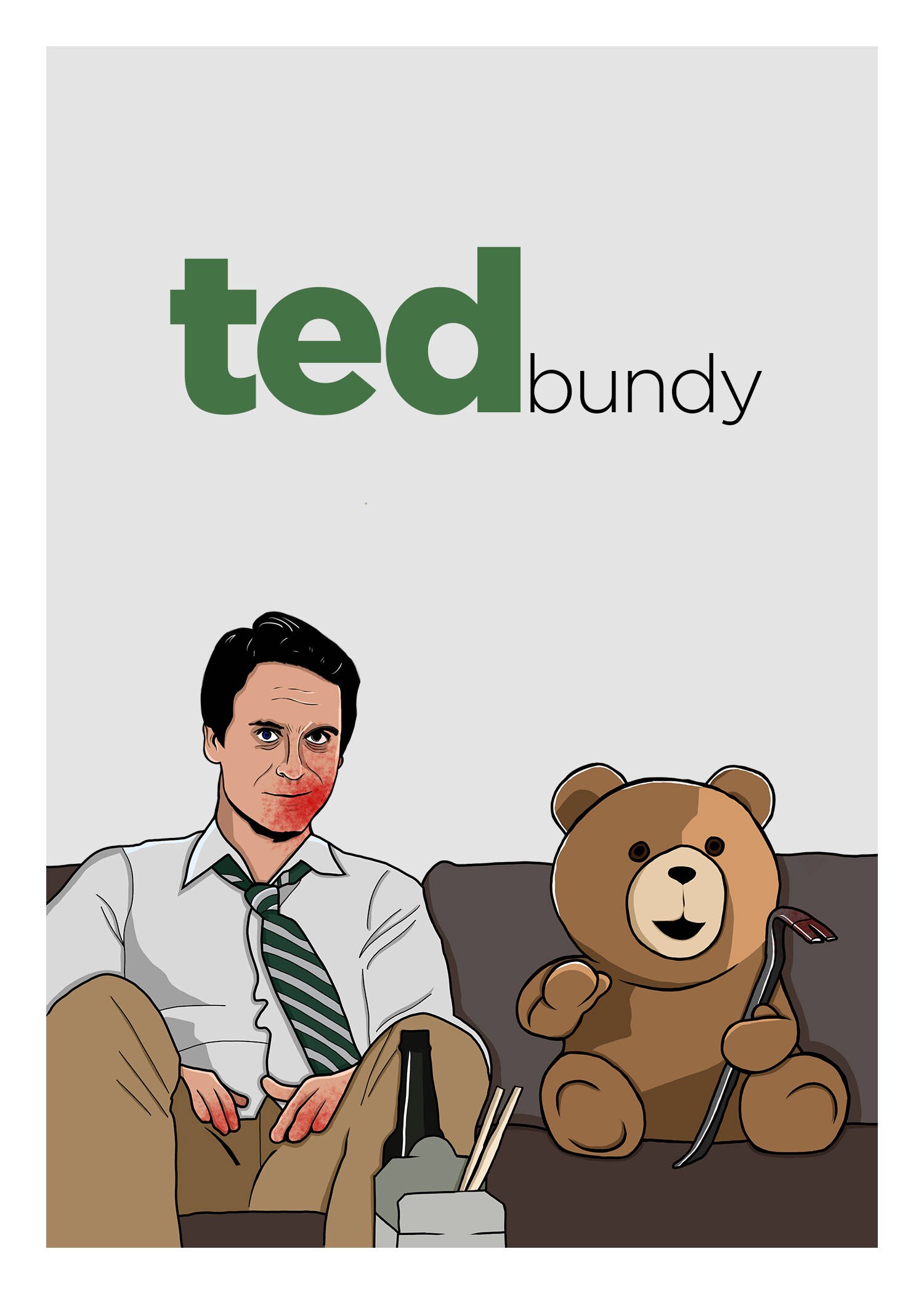 Printable Reimagined Movie Posters - Ted Bundy - Serial Killer, Digital ...