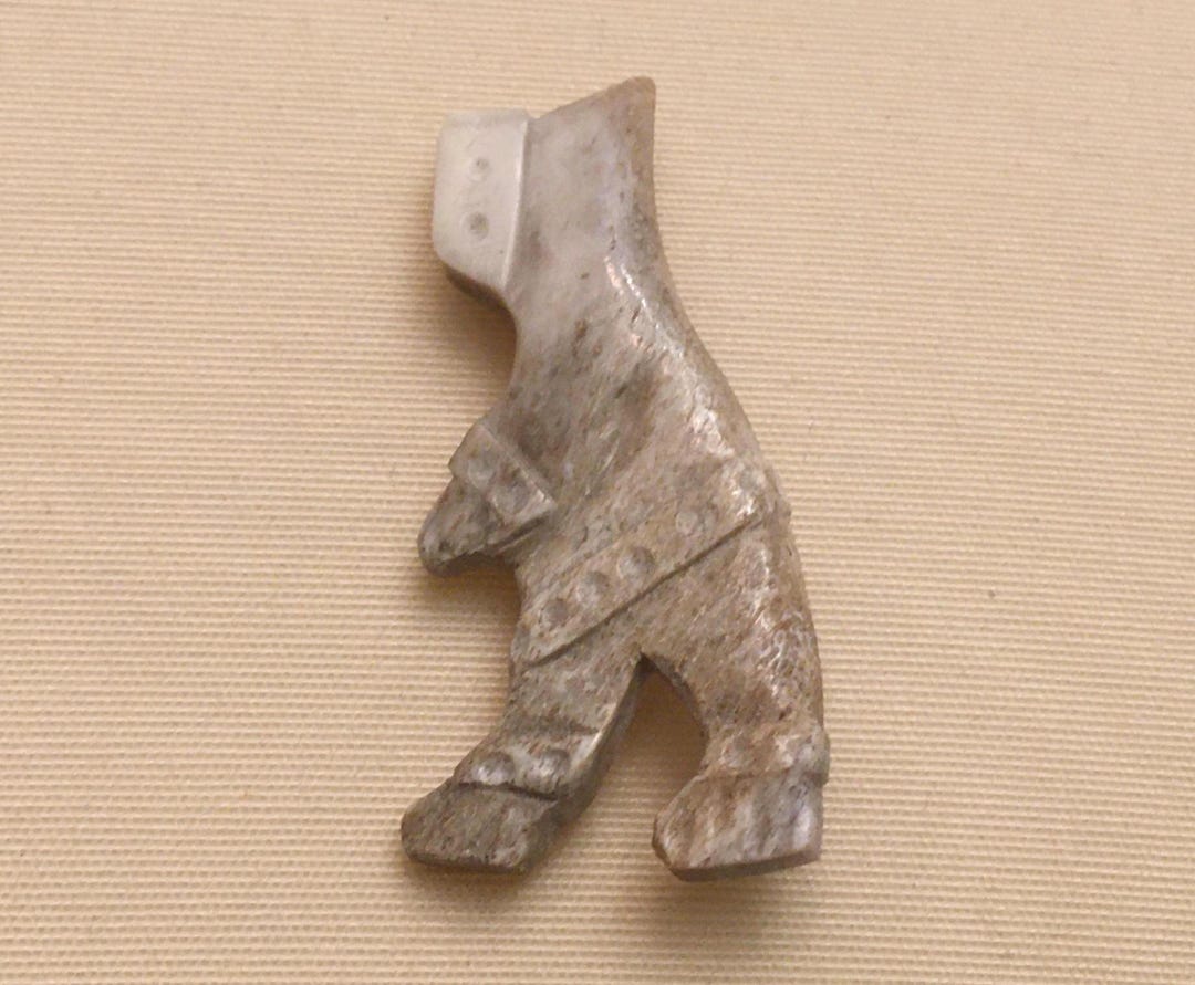 On Hold - Authentic Inuit Hand Carved Bone / Caribou Antler Brooch ...