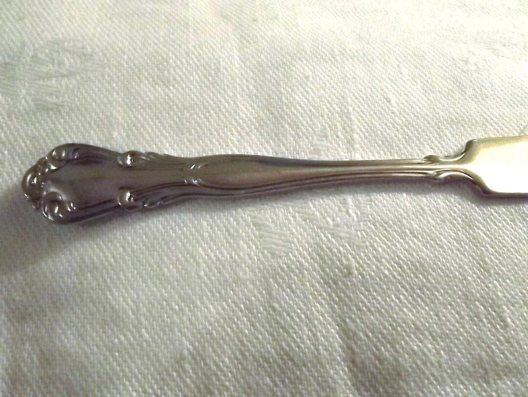 Set of 6 Vintage Individual Butter Knives - Silver Plated Serving ...