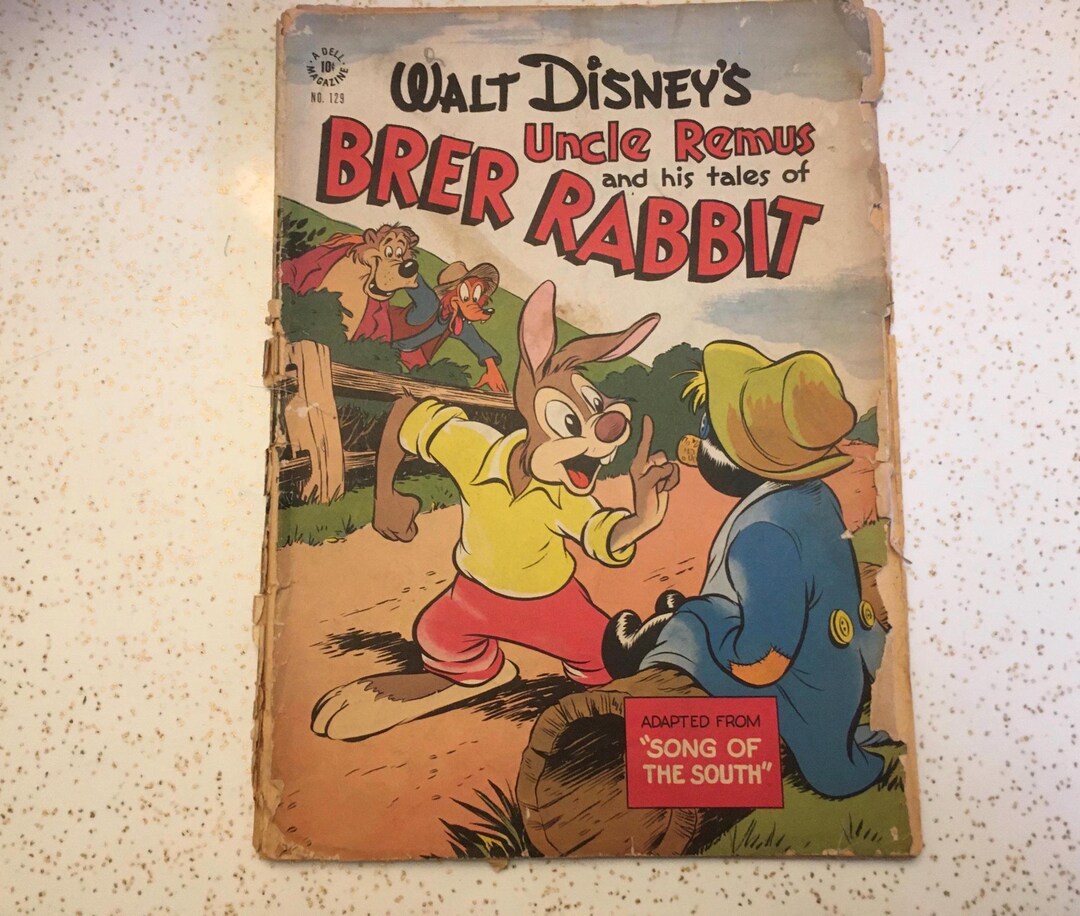 Brer Rabbit Disney Comic , Vintage Comic Book, 1946 , No.129 Rare ...