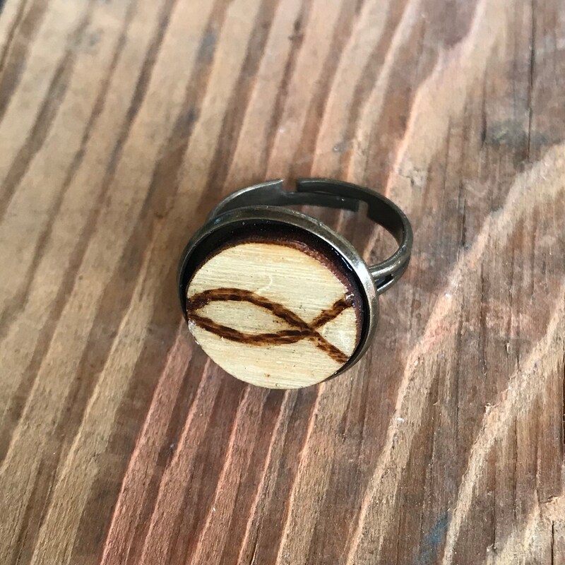 Ichthus Fish Ring - Etsy