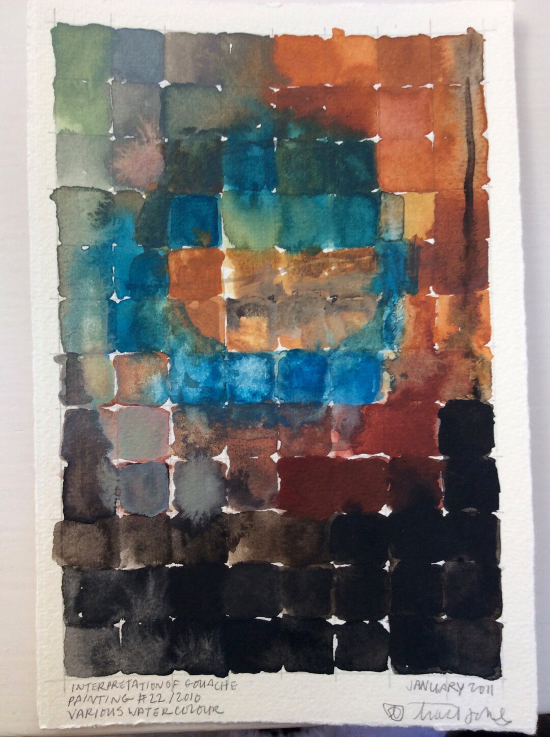 Small Abstract Watercolor Painting/ Original Work - Etsy