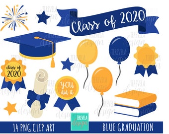 Graduation clipart | Etsy