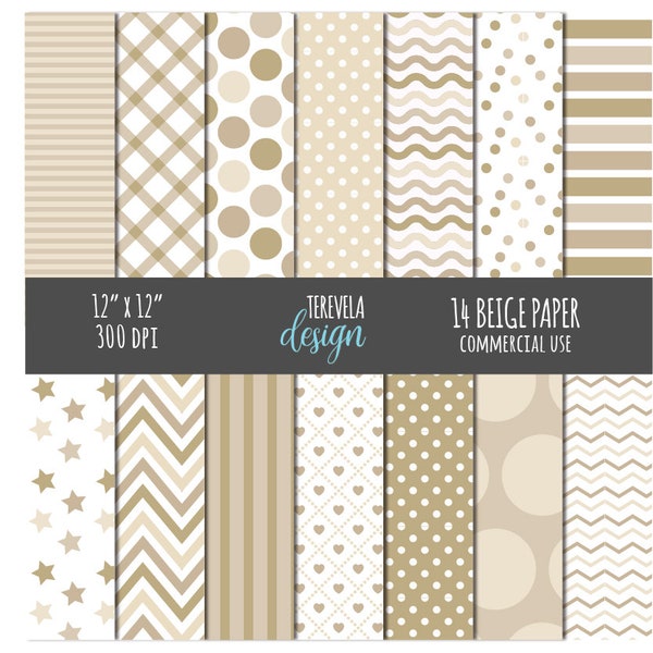 Beige Paper - Etsy