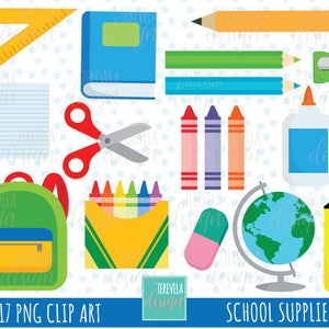 SCHOOL Clipart, Teachers Graphics, Commercial Use, Back to School ...