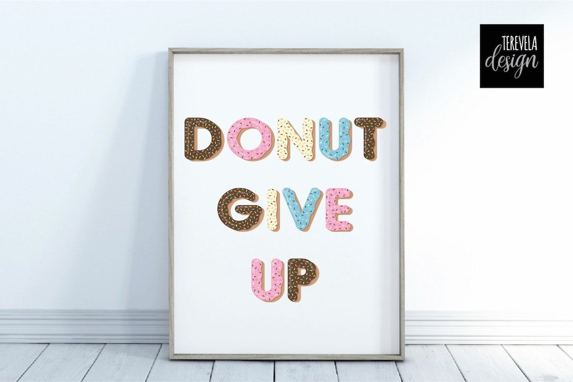 DONUTS FONTS Clipart donuts Clip Art birthday alphabet cake | Etsy