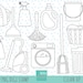 CLEANING Digi Stamp, Commercial Use, Laundry Stamp, Clean up Graphics ...