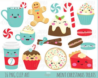 COFFEE Clipart Commercial Use Kawaii Clipart Latte Mug - Etsy