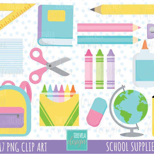 Crayon Clipart Crayon Graphics COMMERCIAL USE Back to - Etsy