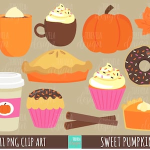 AUTUMN Clipart, Fall Clipart, Pumpkin Clipart, Commercial Use ...