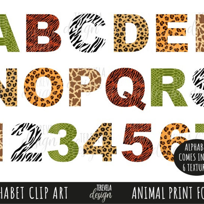 Leopard Safari Font - Etsy