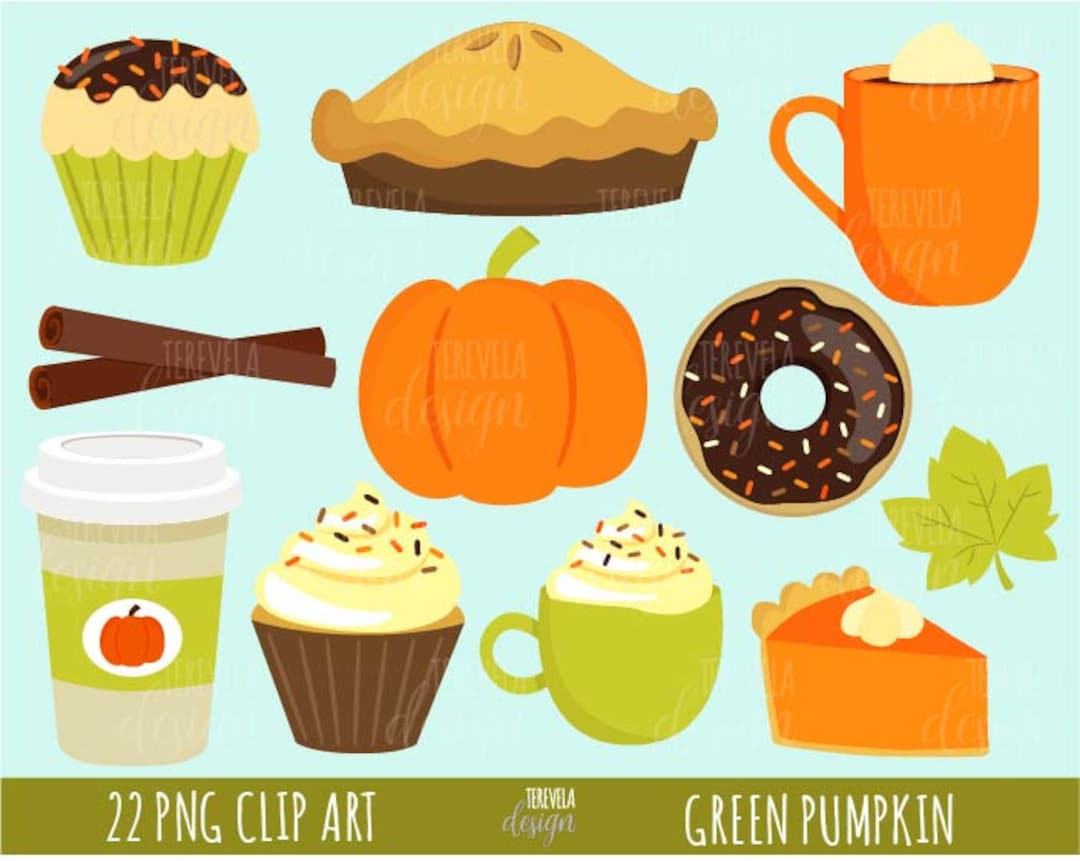 AUTUMN Clipart, Pumpkin Clipart, Fall Clipart, Thanksgiving Clipart ...