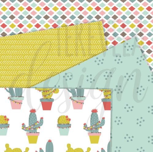 LLAMA Paper Set Cute Llama Alpaca Cactus Commercial Use - Etsy