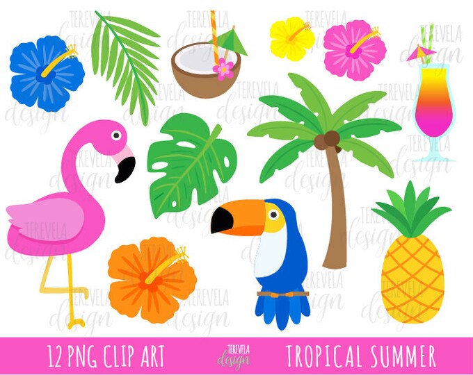 Pool Party Clipart, Summer Clipart, Commercial Use, Pool Graphics, Pool ...