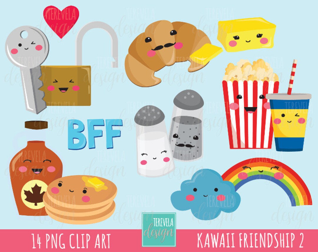 LOVE Clipart, Perfect Match Clipart, Kawaii Clipart, Commercial Use ...
