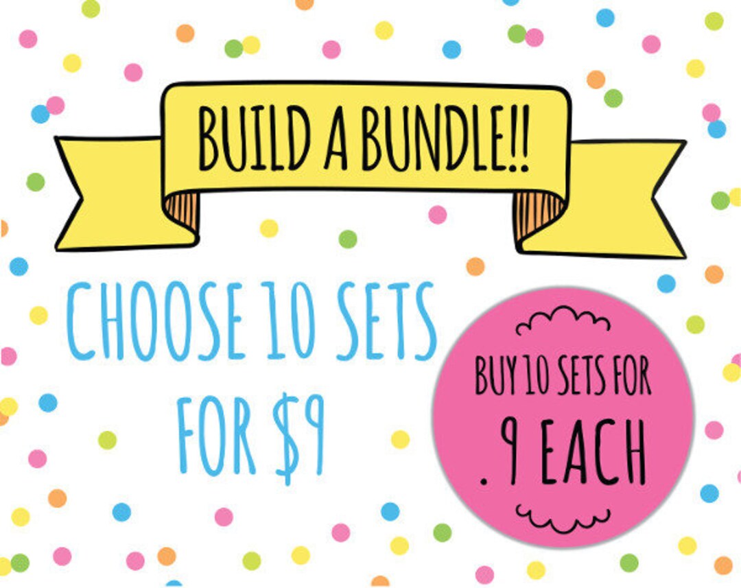 BUNDLE Clipart, Mega Sale, Cute Graphics, Kawaii Clipart, SALE ...