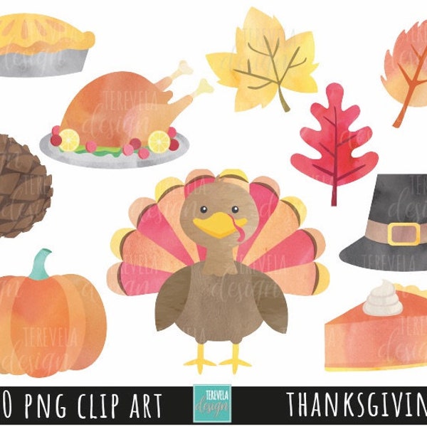 Turkey Clipart - Etsy