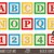 BLOCKS FONTS Clipart, Alphabet Clip Art, Kids Blocks Clip Art ...