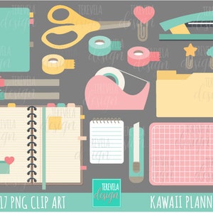 PLANNER Clipart, Planner Graphics, Commercial Use, School, Planner ...
