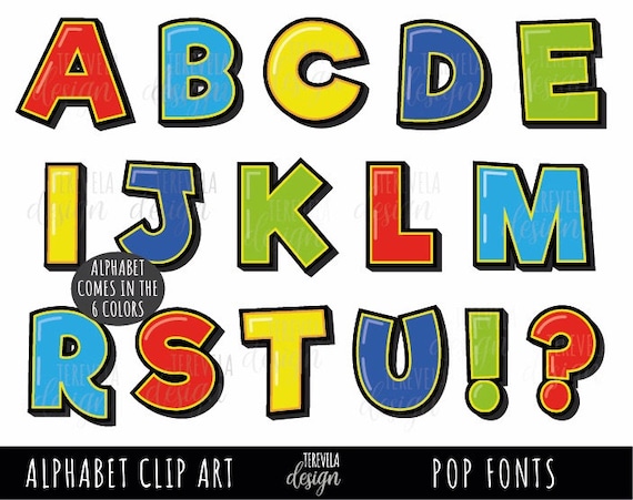 Alphabet Pop Art