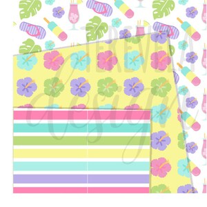 SUMMER PAPER, Flamingo, Flamingo Float, Commercial Use, Paper Pack ...