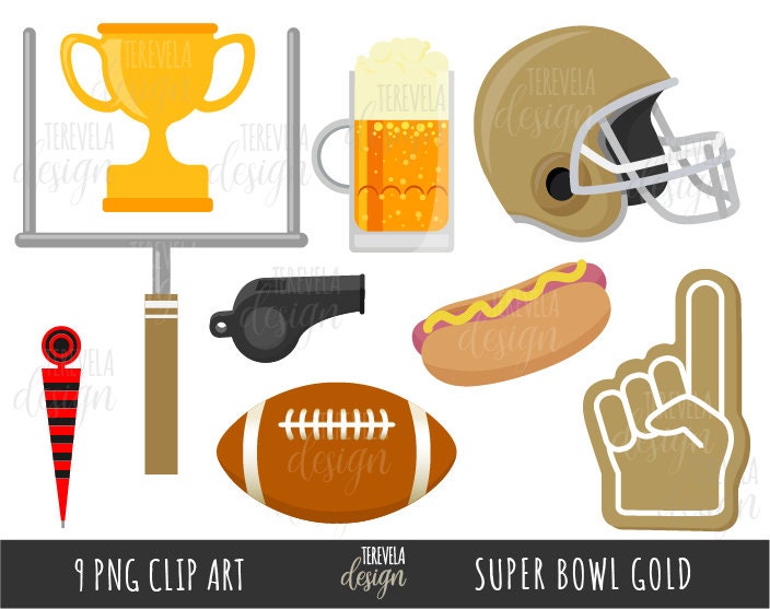 Clipart Super Bowl Party