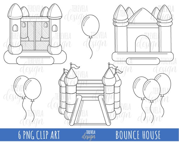 BOUNCE Digital Stamps Bounce Digi Stamps Commercial Use - Etsy