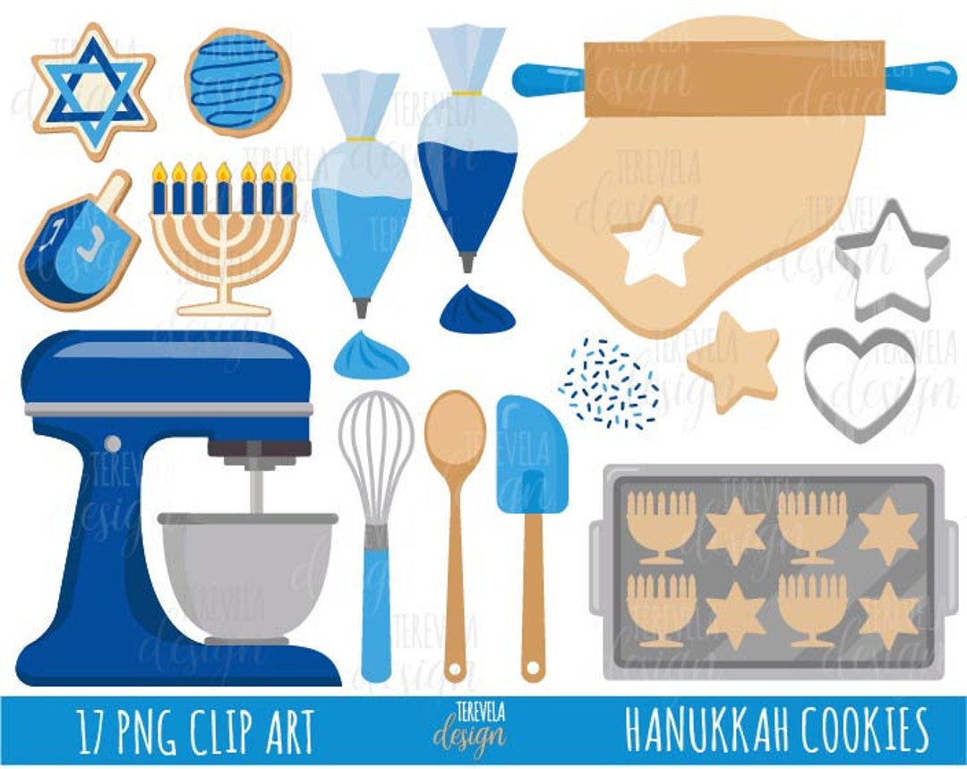 HANUKKAH Cookies, Hanukkah Baking, Commercial Use, Dessert, Baking ...