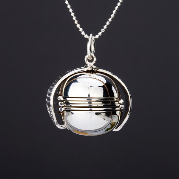 Ball Locket Necklace - Etsy