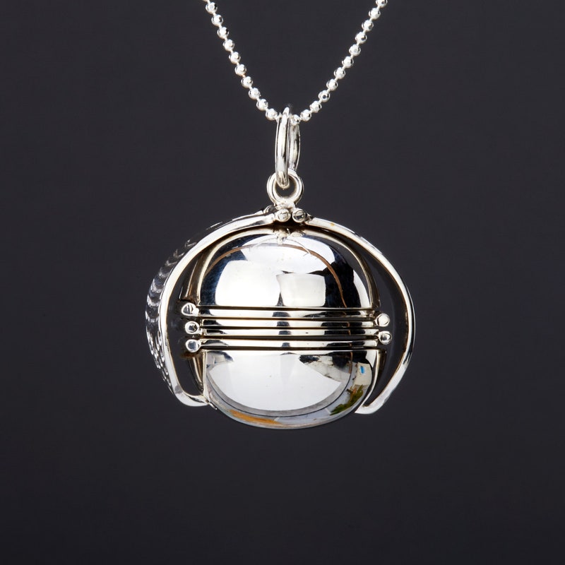 Ball Locket Necklace - Etsy