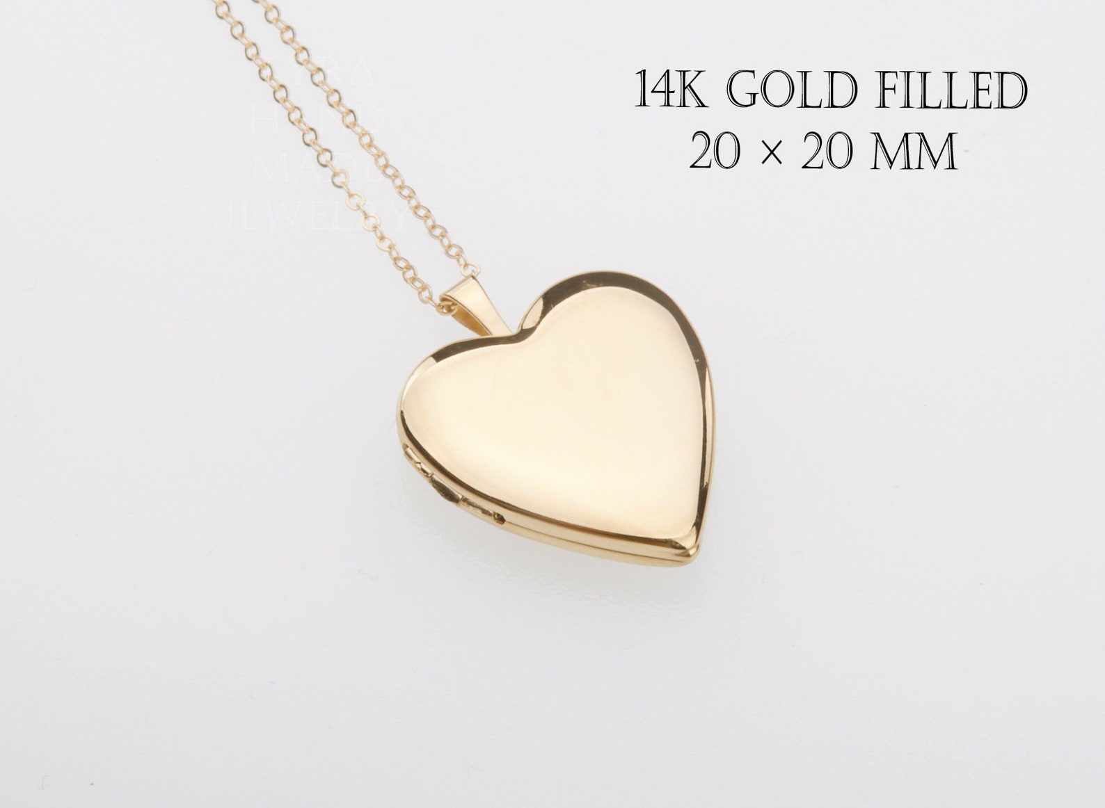 Gold Filled Heart Photo Locket,custom Engrave Locket,remembrance Locket ...