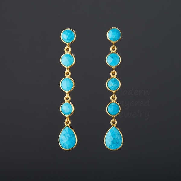 Turquoise Earrings - Etsy