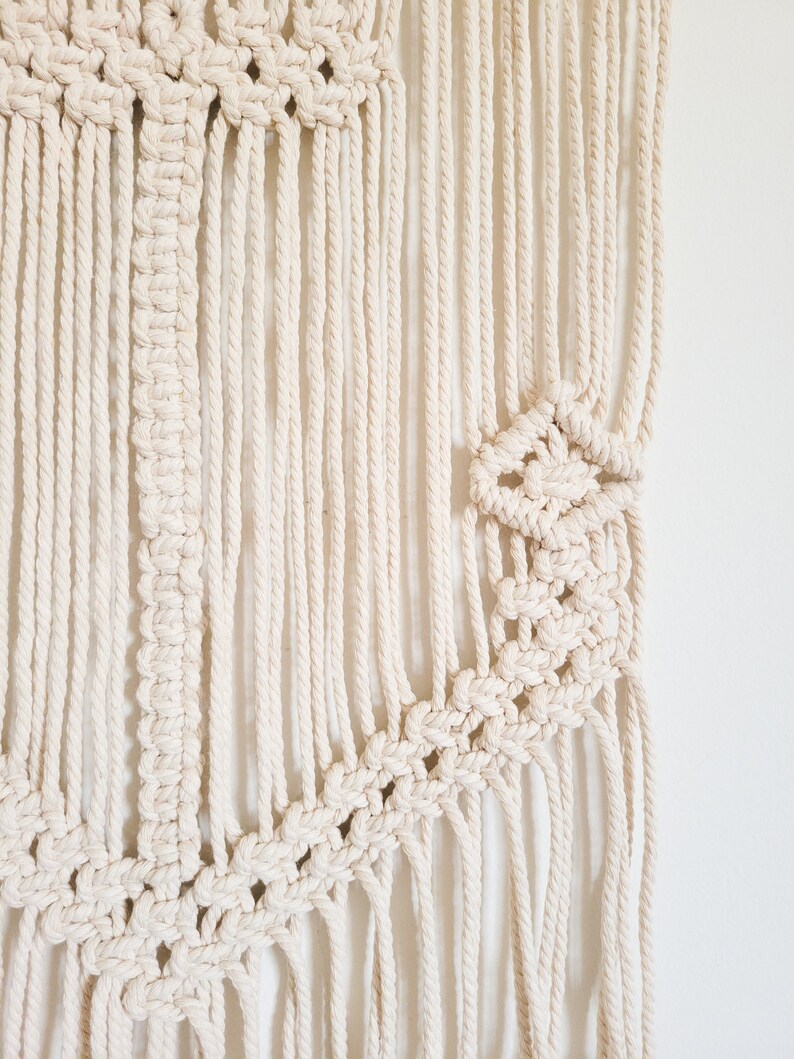 Macrame Wall Hanging, Macrame Anchor, Nautical Wall Decor, Anchor Decor ...
