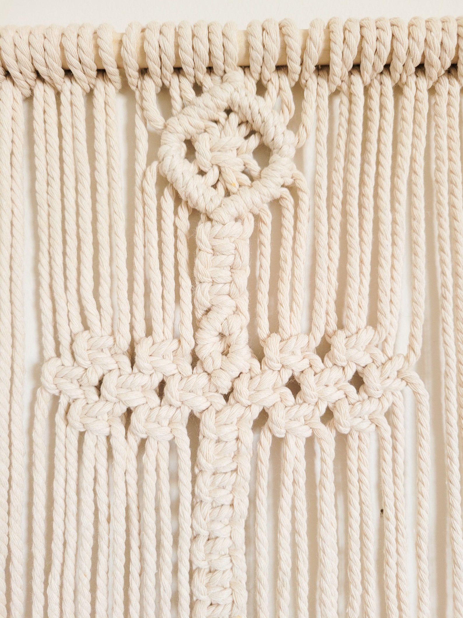 Macrame Wall Hanging, Macrame Anchor, Nautical Wall Decor, Anchor Decor ...