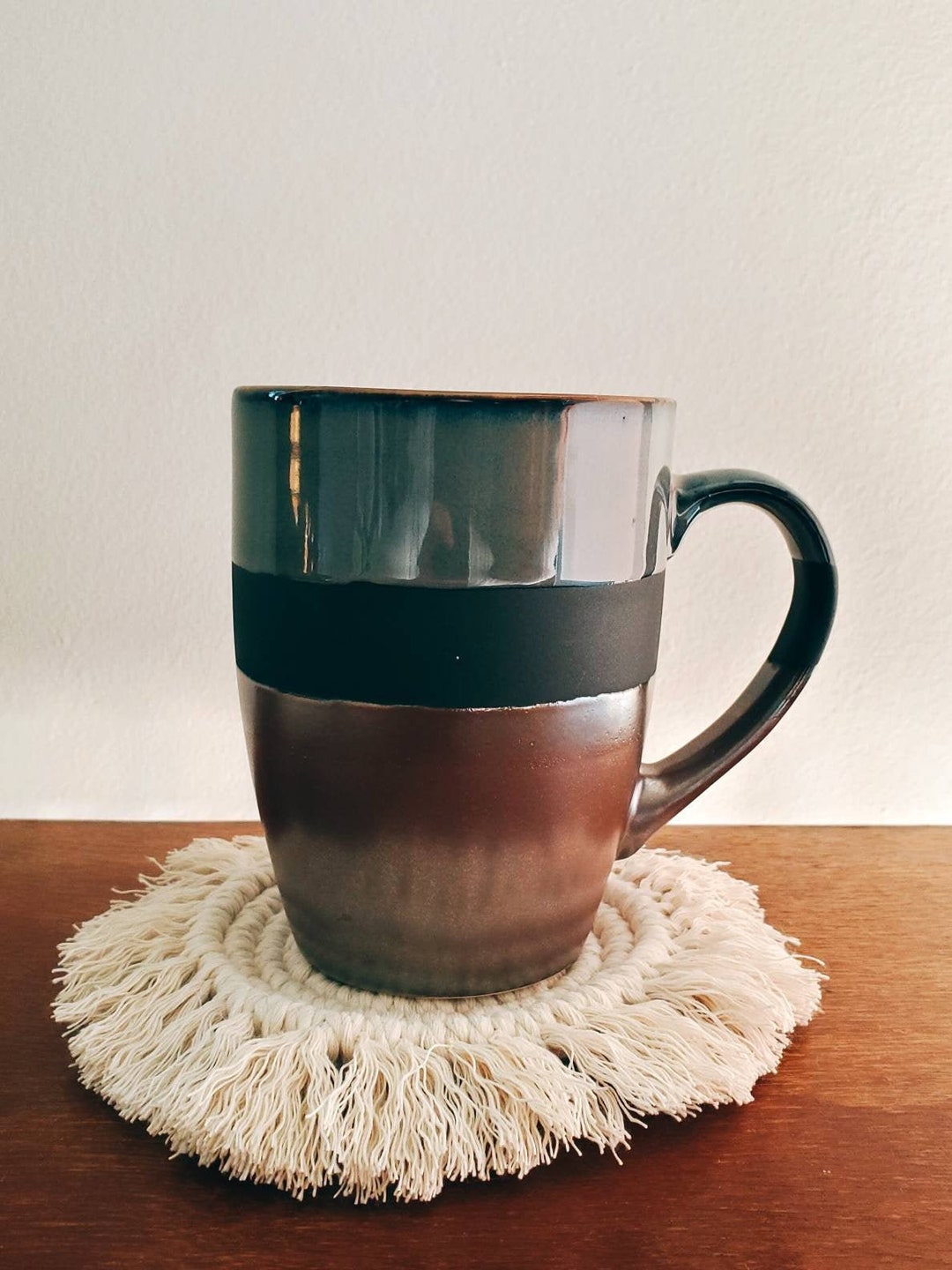 Macrame Coaster, Round Coaster, Square Coaster, Mug Rug, Macrame Mug ...