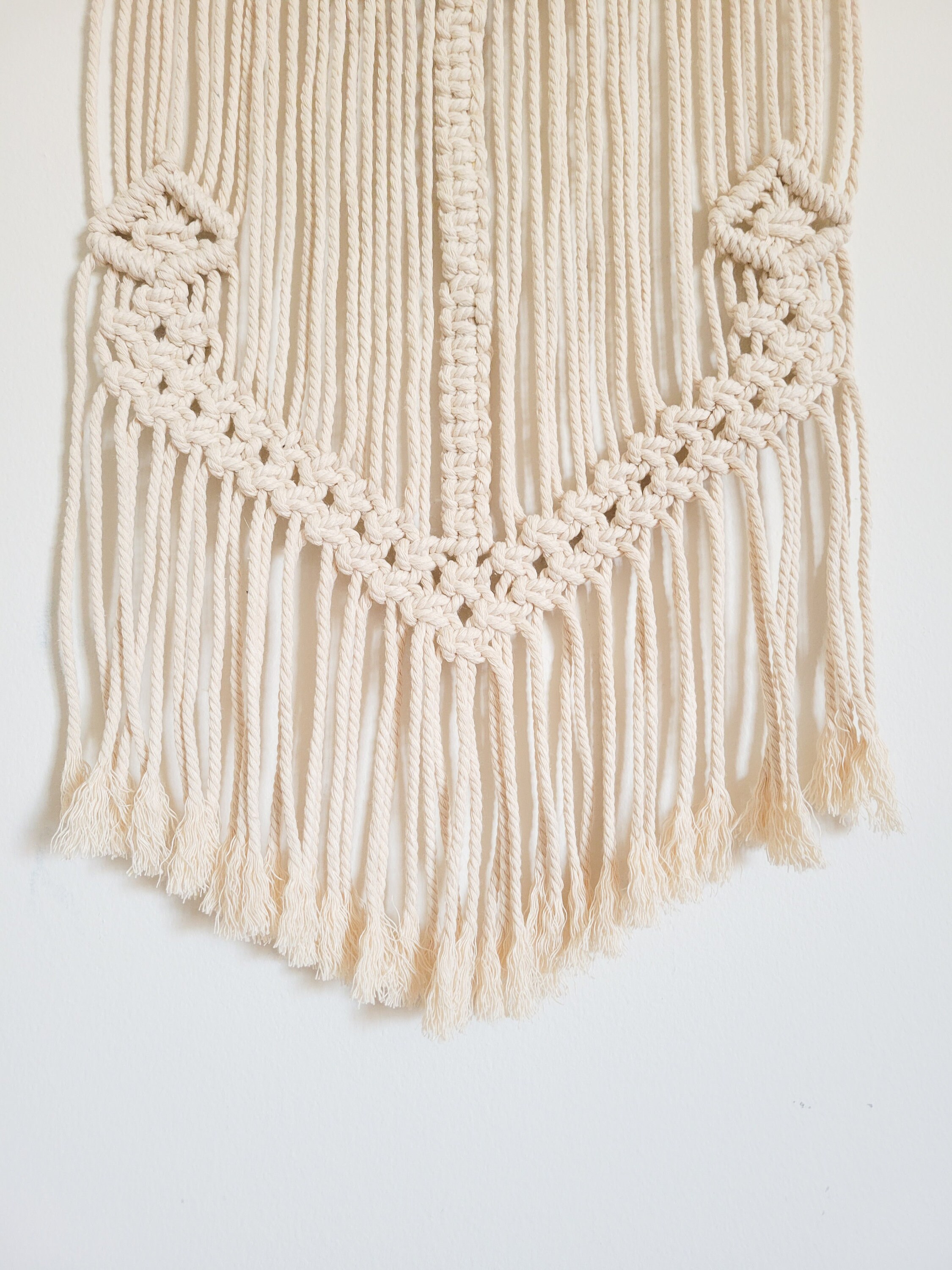 Macrame Wall Hanging, Macrame Anchor, Nautical Wall Decor, Anchor Decor ...