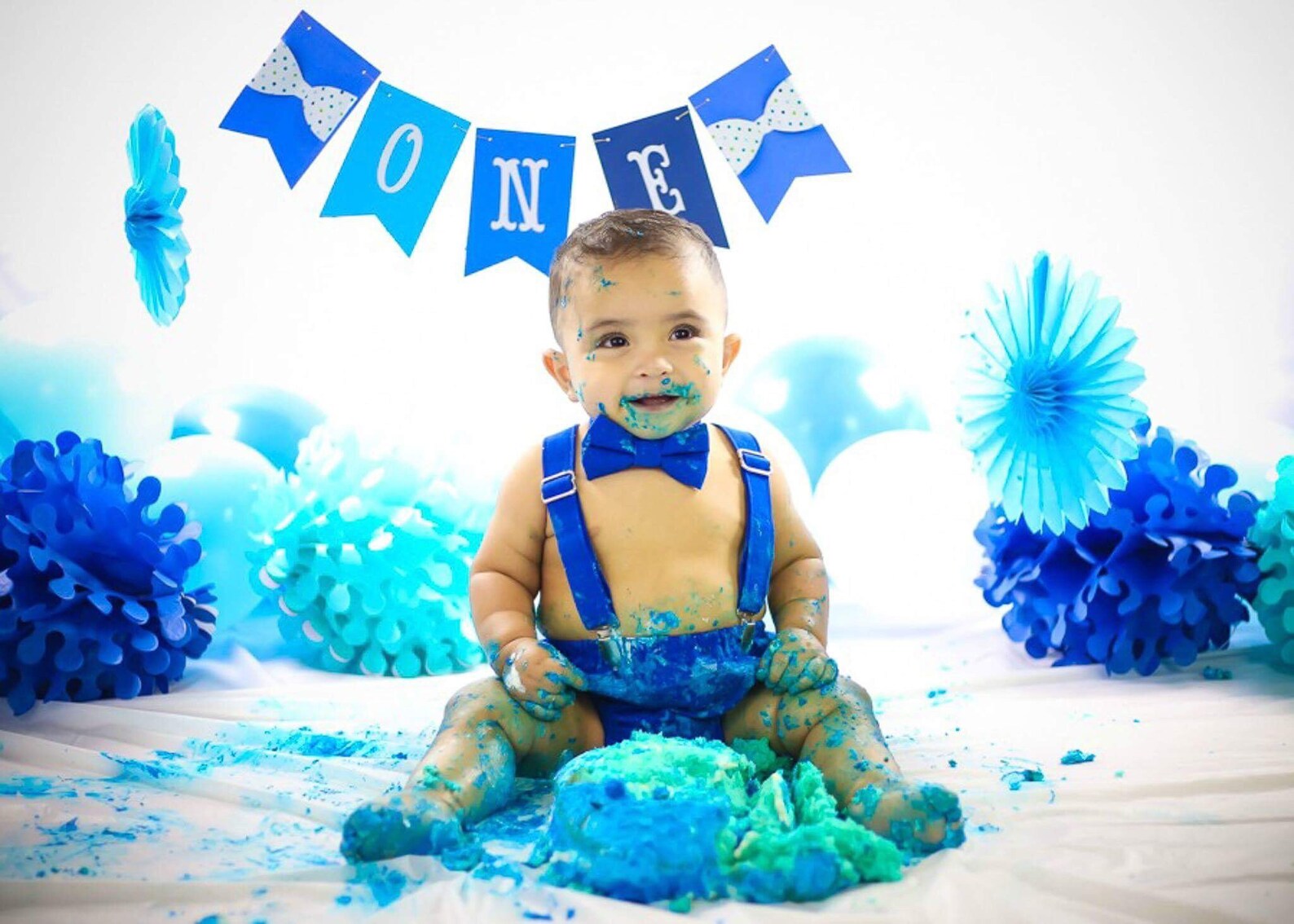 Boy Cake Smash Outfit Blue Boy Cake Smash Boy 1st Birthday - Etsy Canada