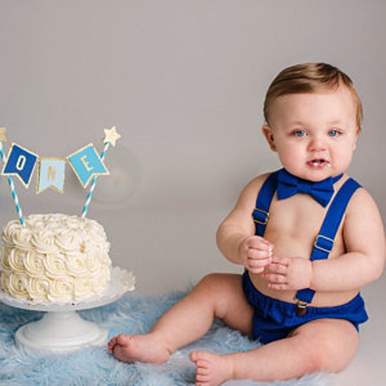 Boy Cake Smash Outfit Blue Boy Cake Smash Boy 1st Birthday - Etsy Canada