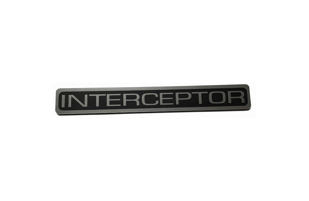 Interceptor Badge Emblem Stick-on 6.6in X 0.8in - Etsy