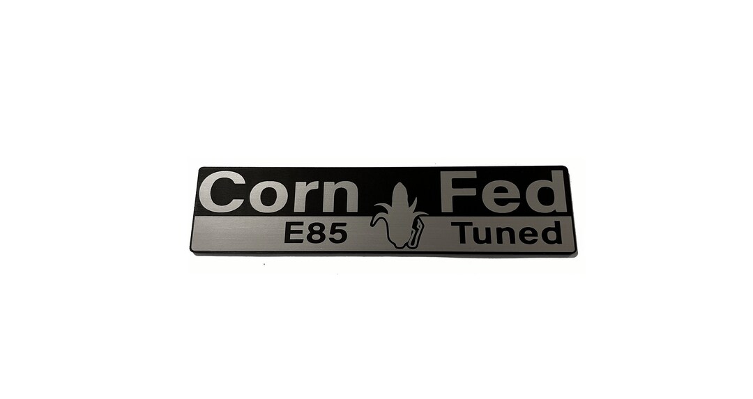 Corn Fed E85 Tuned Ethanol Badge Emblem Stick-on 5.5in X 1.3in - Etsy