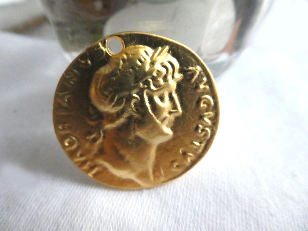 Gold Ancient Roman Coin Replica-gold Plated Coin-28mm -1 Large Pc ...