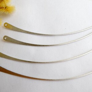 Oxidized Silver Curved Spikes Pins 70x1mm-2 Spikes Metal - Etsy