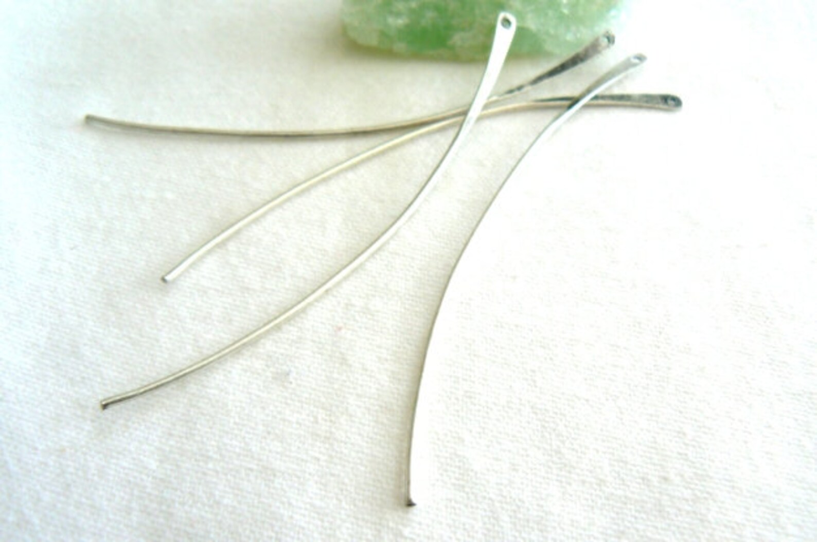 Oxidized Silver Curved Spikes Pins 70x1mm-2 Spikes Metal - Etsy