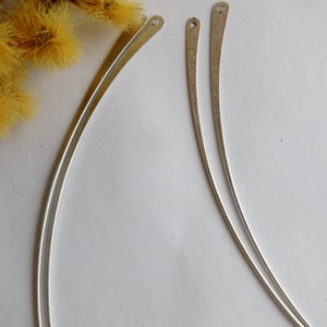 Oxidized Silver Curved Spikes Pins 70x1mm-2 Spikes Metal - Etsy