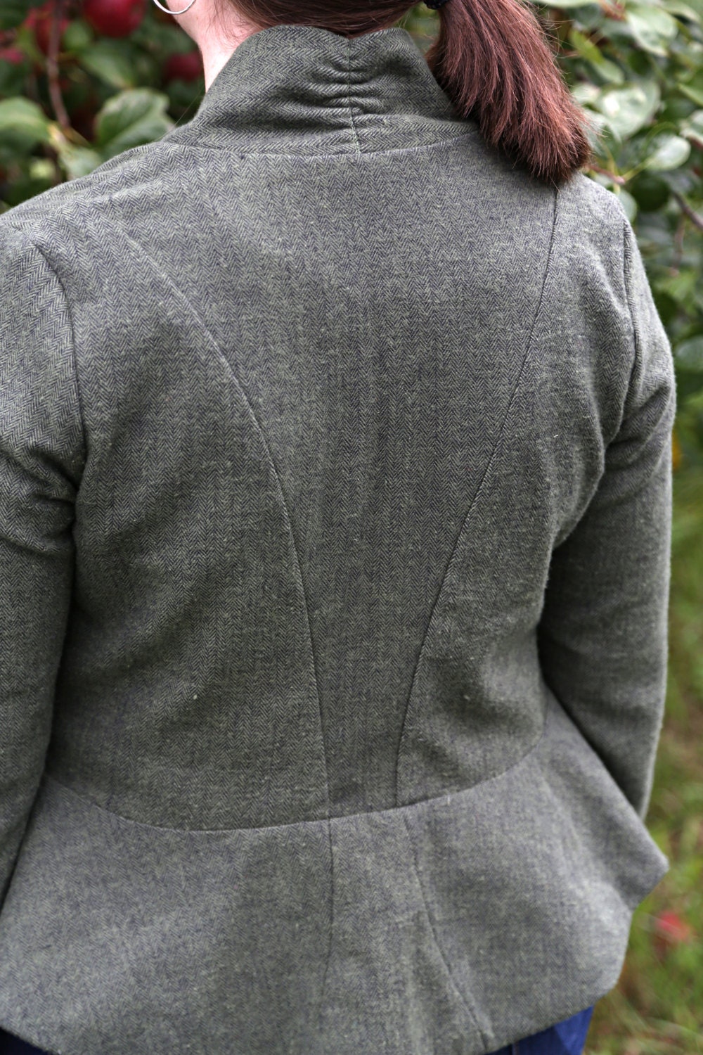 Printed Pattern Cider House Jacket Snapdragon Studios - Etsy