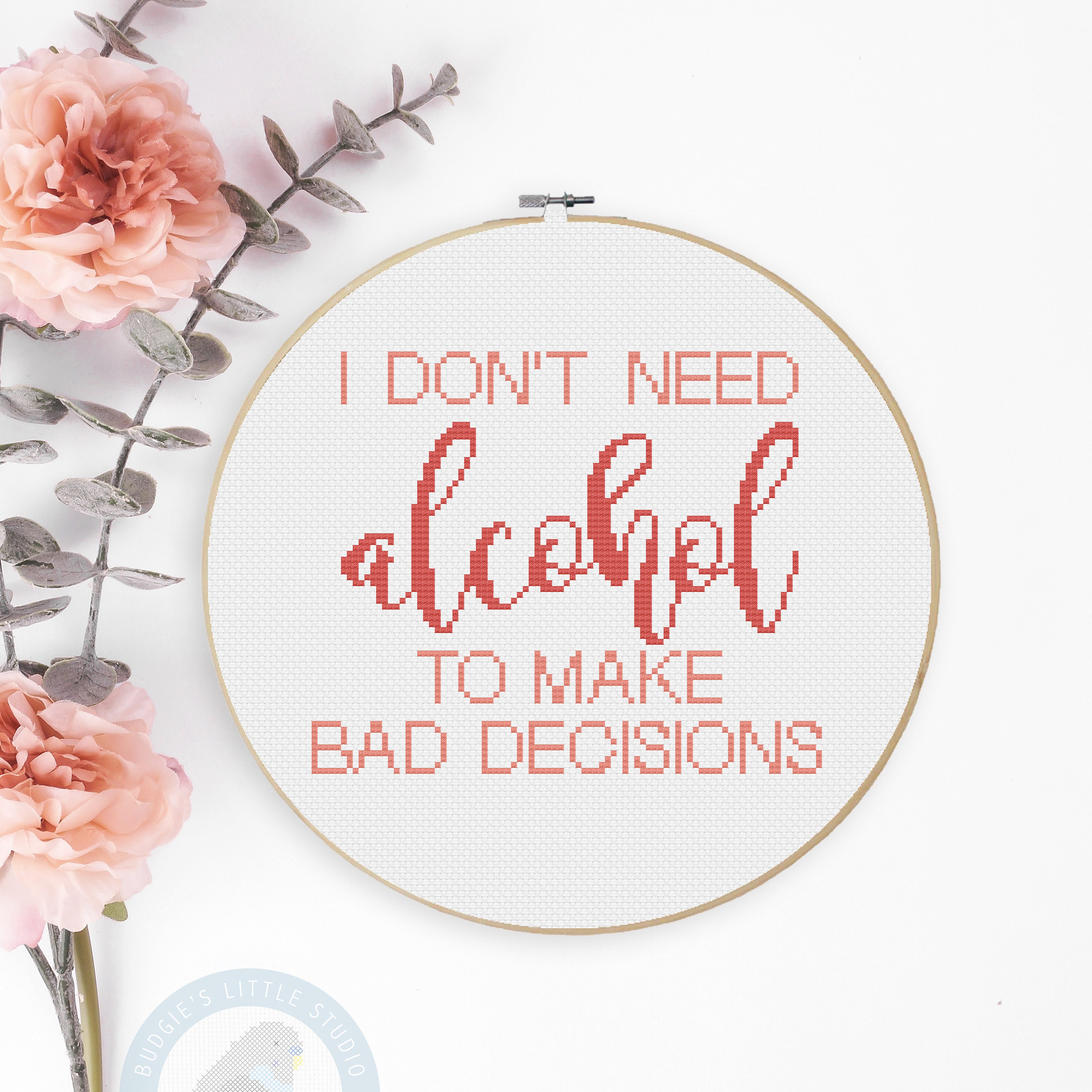 I Don't Need Alcohol to Make Bad Decisions Typography | Etsy