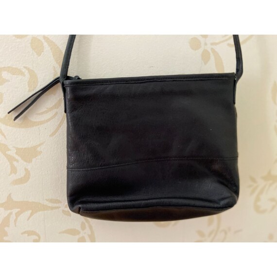 Margot Leather 100% Leather Black Cross Body Handbag - Gem